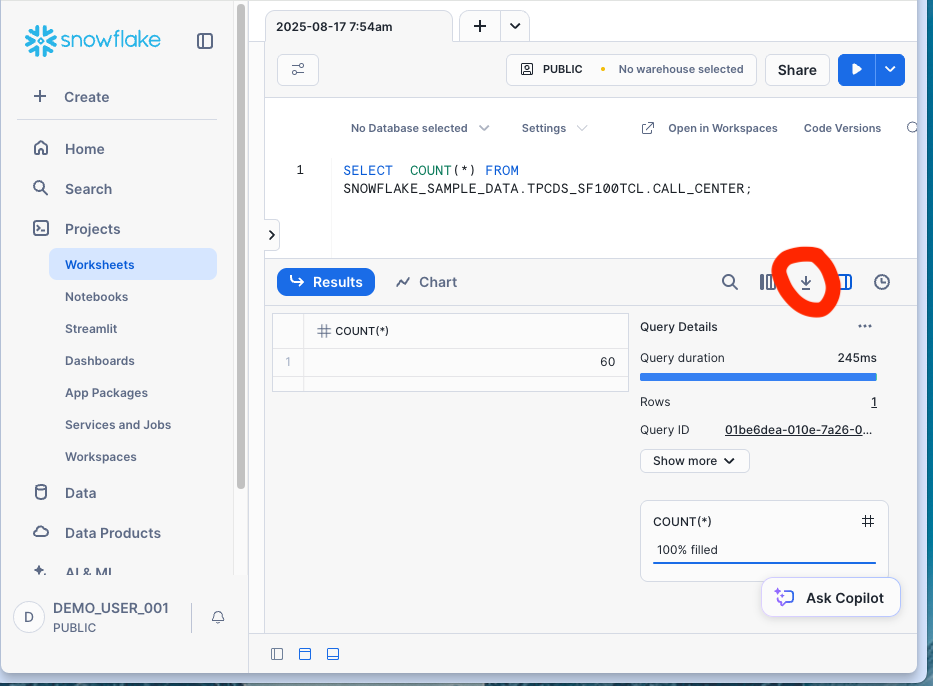 Hiding Download Button in Snowsight: A Step-by-Step Guide – Eric Heilman